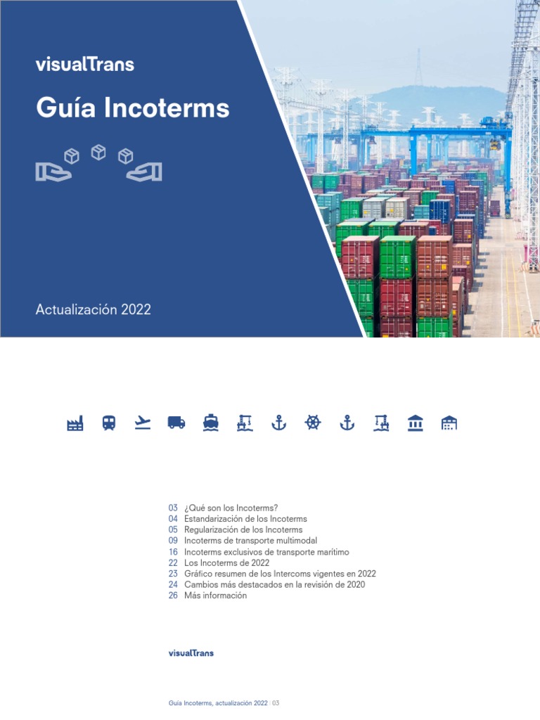 Guia Incoterms 2022 | PDF