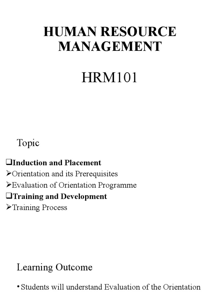 HRM Chapter 4 | PDF