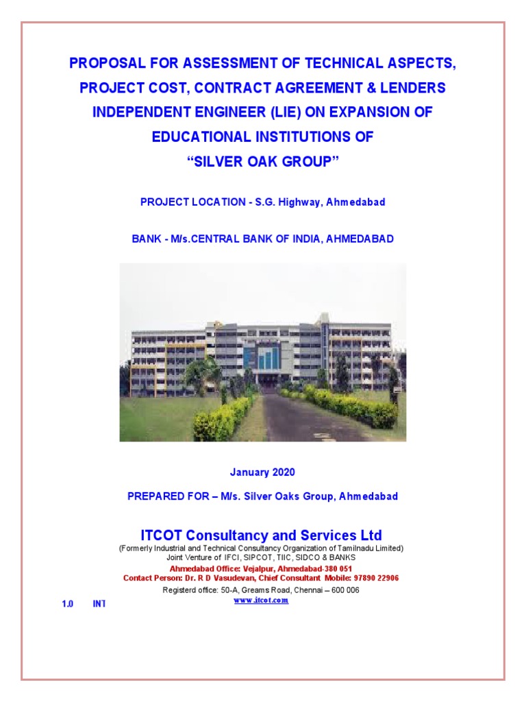 LIE Proposal For Silver Oaks - ITCOT-Ahmedabad | PDF | Real Estate Appraisal | Loans