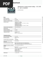 Schneider Electric - EOCR - 3DM2-WRDUWZ | PDF | Relay | Alternating Current