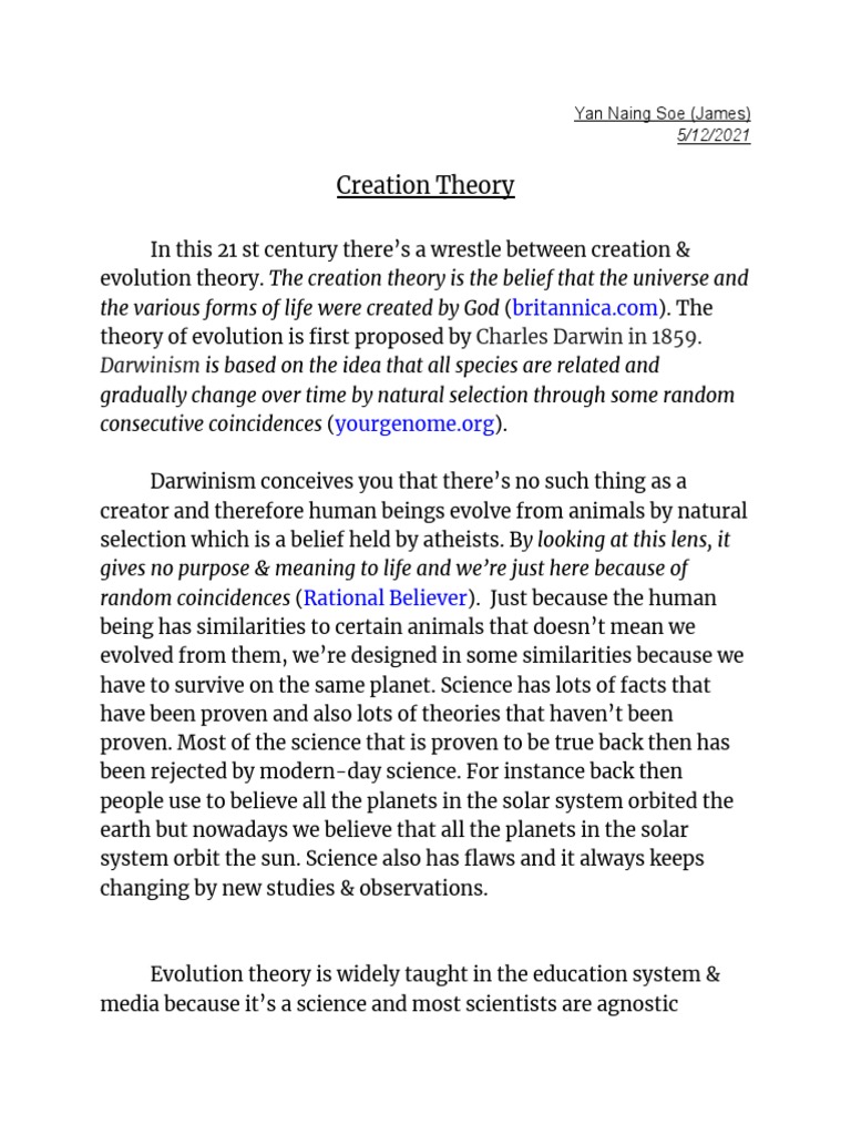 IGCSE GP Individual Reflective Essay - Humans and Other Species | PDF
