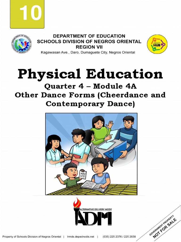 Physical Education: Quarter 4 - Module 4A Other Dance Forms (Cheerdance ...