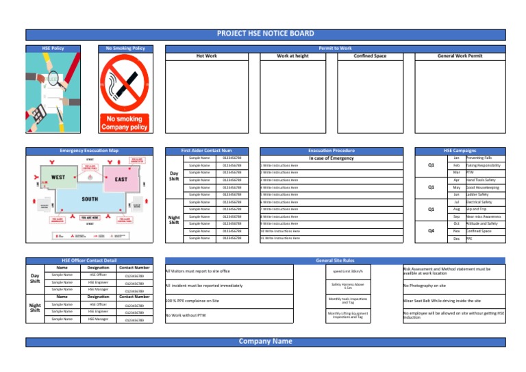 Project HSE Notice Board | PDF