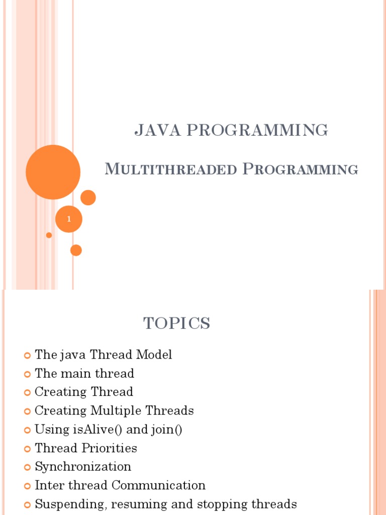 Multithreaded Programming | PDF