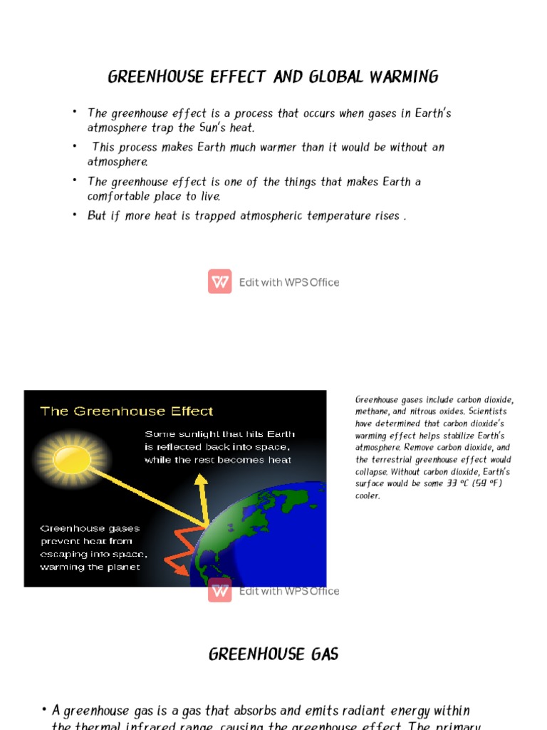 Greenhouse Effect and Global Warming | PDF | Greenhouse Gas ...