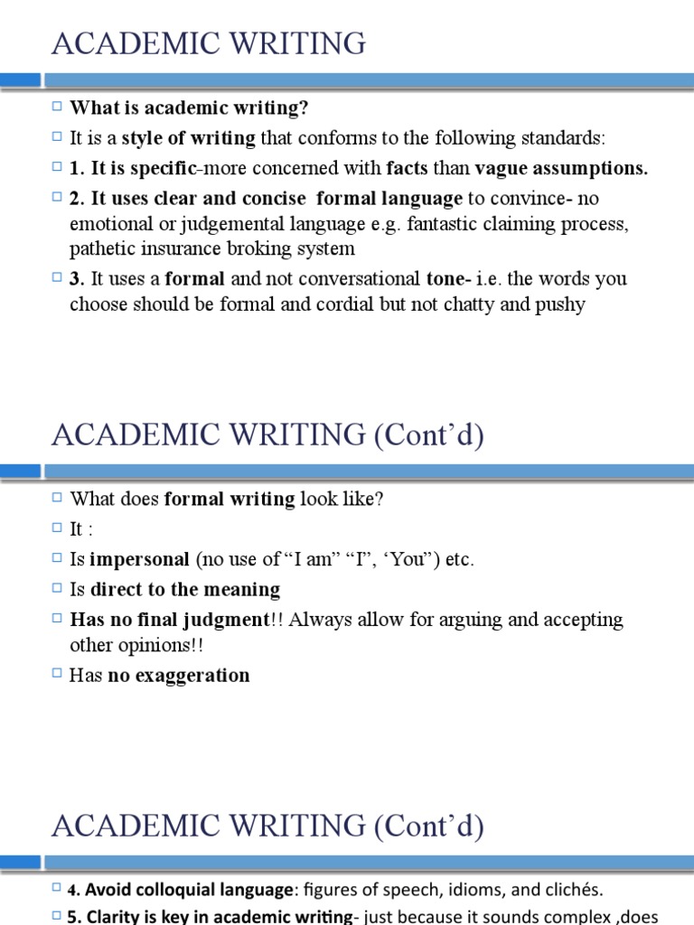 Academic Writing Skills and Literature Review | PDF