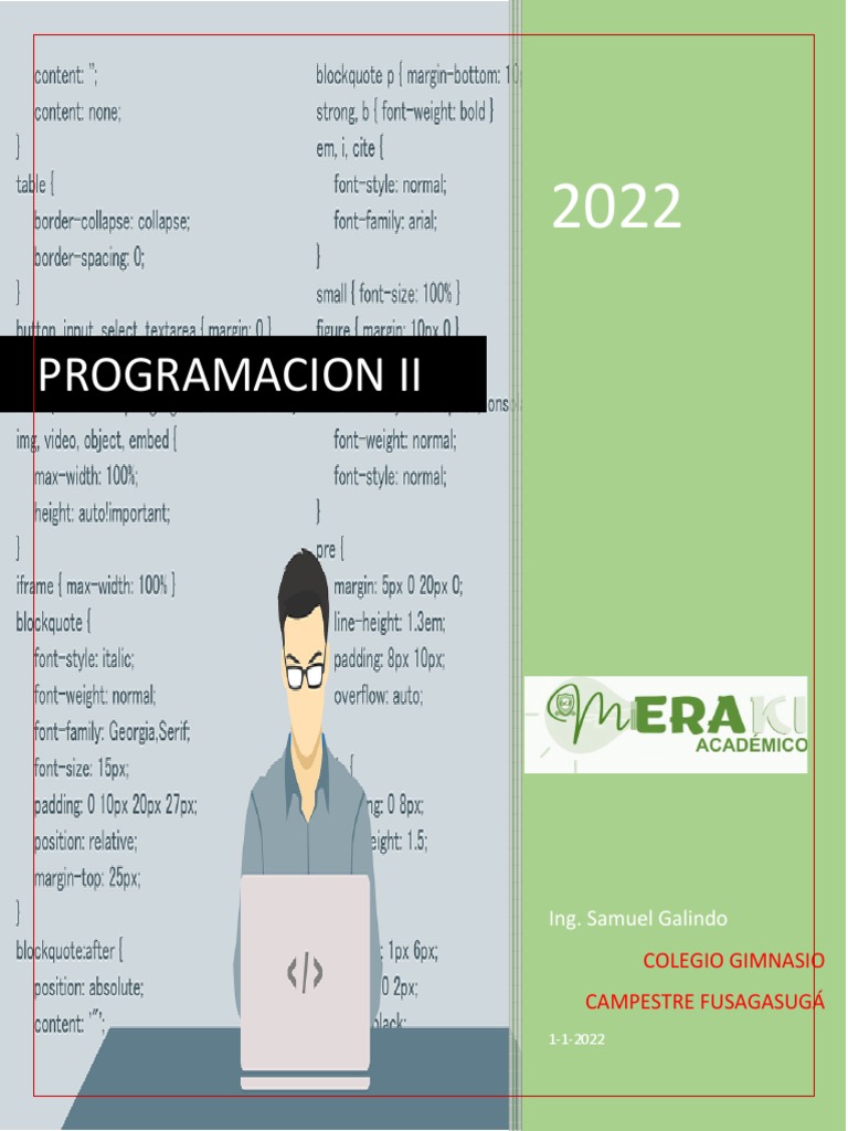 10.proyecto de Grado Decimo (2T) | PDF | Programación de computadoras ...