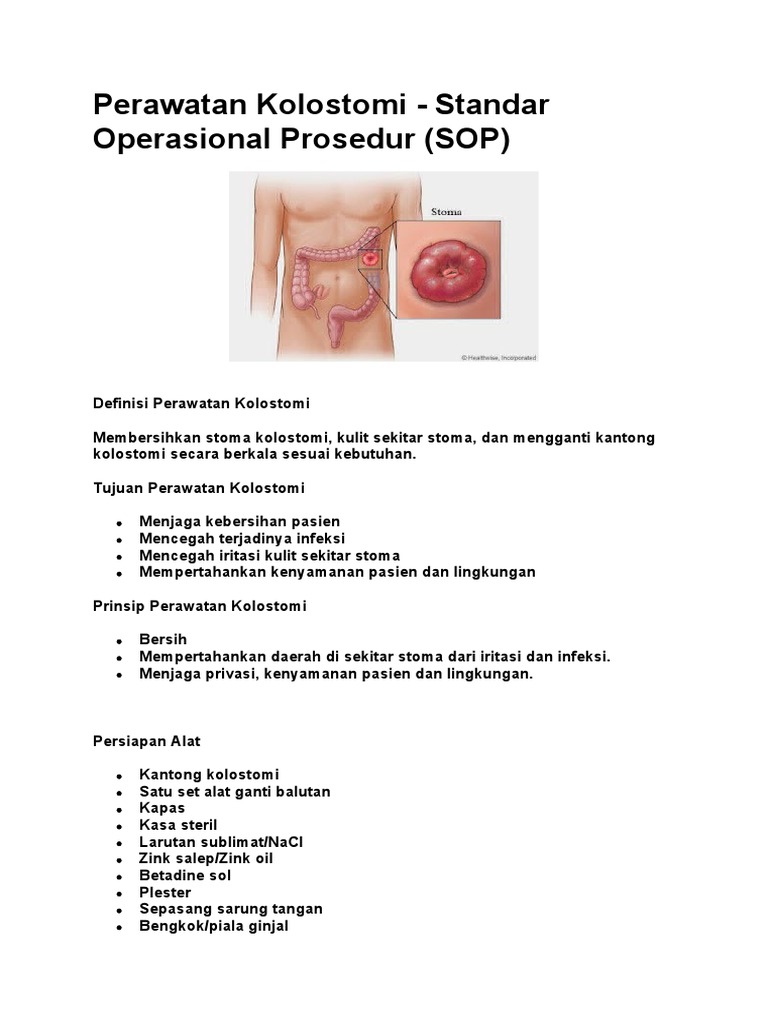 Pengertian Tentang Perawatan Colostomy | PDF