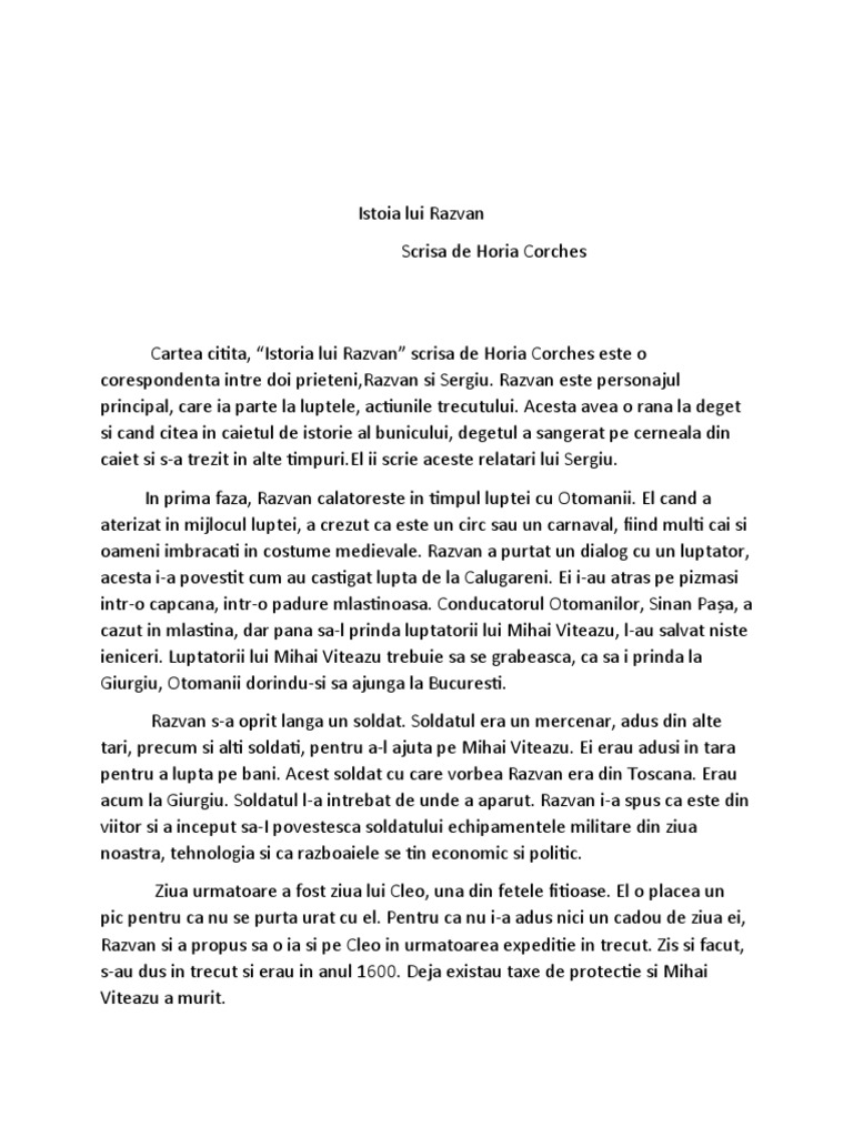 Istoria Lui Razvan | PDF