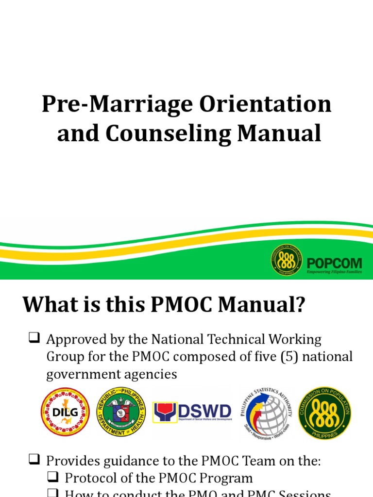 PMOC Manual - Presentation (MODULE 1) | PDF