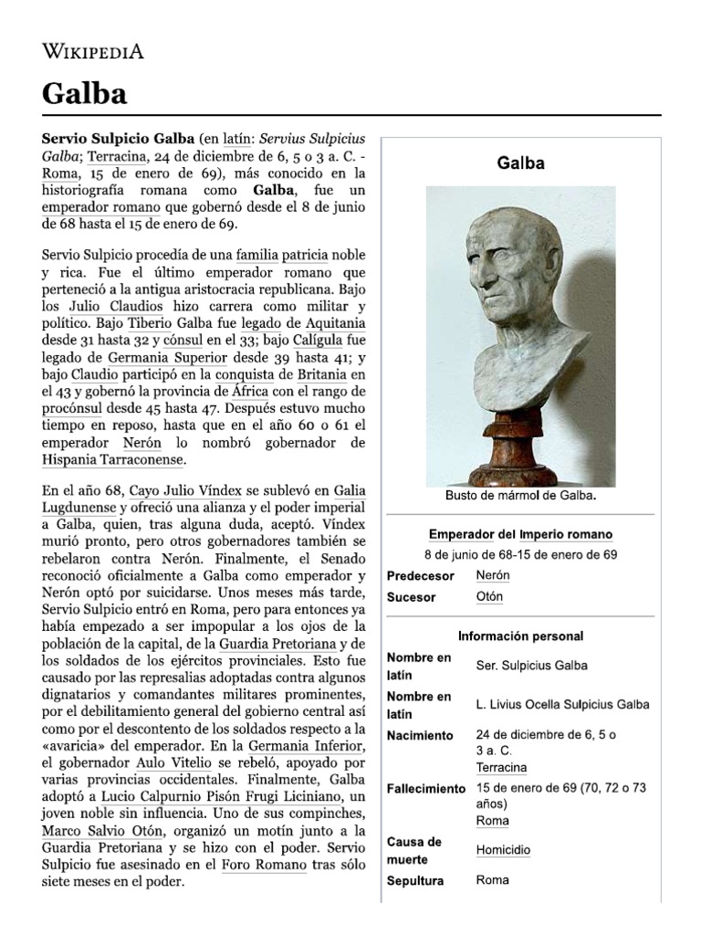 Galba | PDF