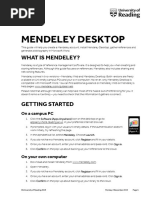 Mendeley Presentation | PDF | Portable Document Format | Application Software