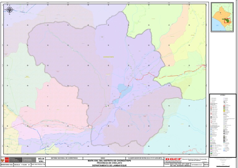 Mapa Vial de Chongoyape | PDF