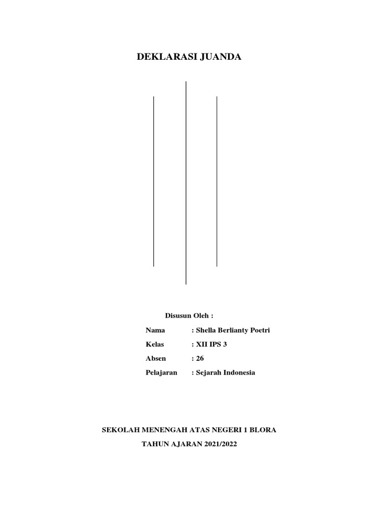 DEKLARASI DJUANDA | PDF