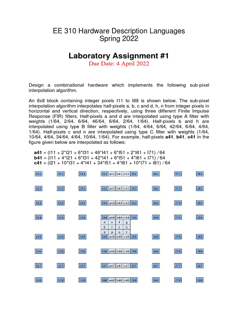 Ee310 Lab1 spr22 | PDF | Teaching Methods & Materials | Computers
