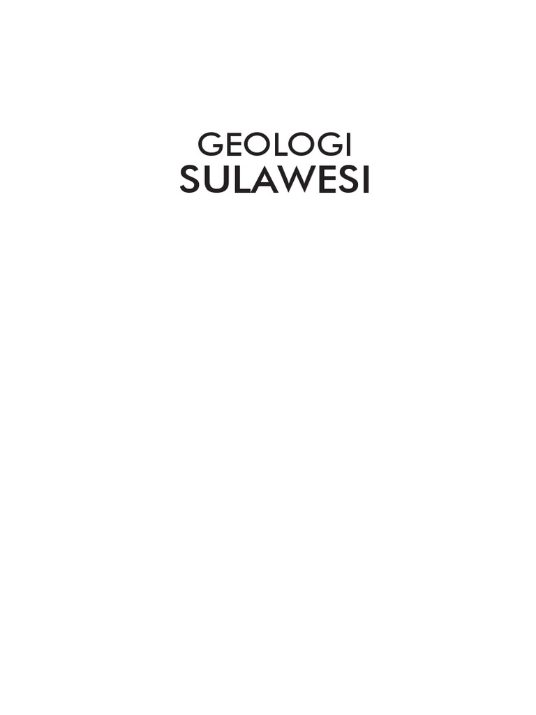 (Surono, 2010) Geologi Sulawesi LIPI Press - ID | PDF