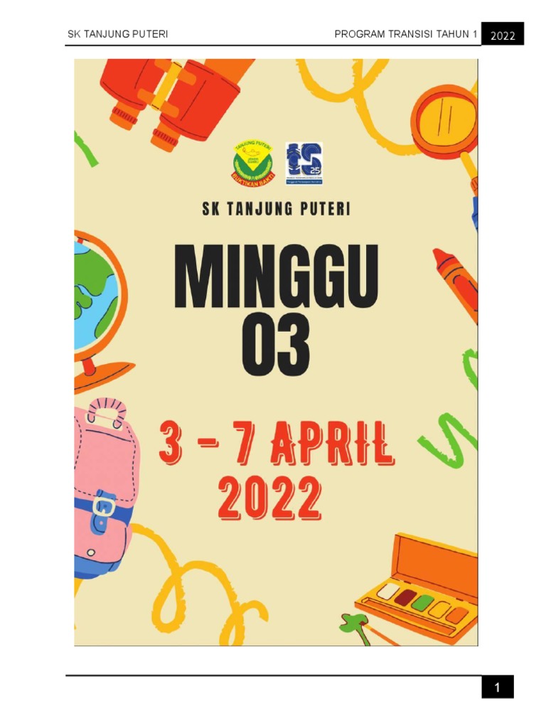 Program Transisi Tahun 1 Minggu 3 | PDF