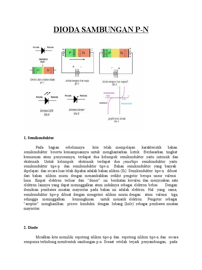 Dioda Sambungan P-N | PDF | Seni | Sains & Matematika