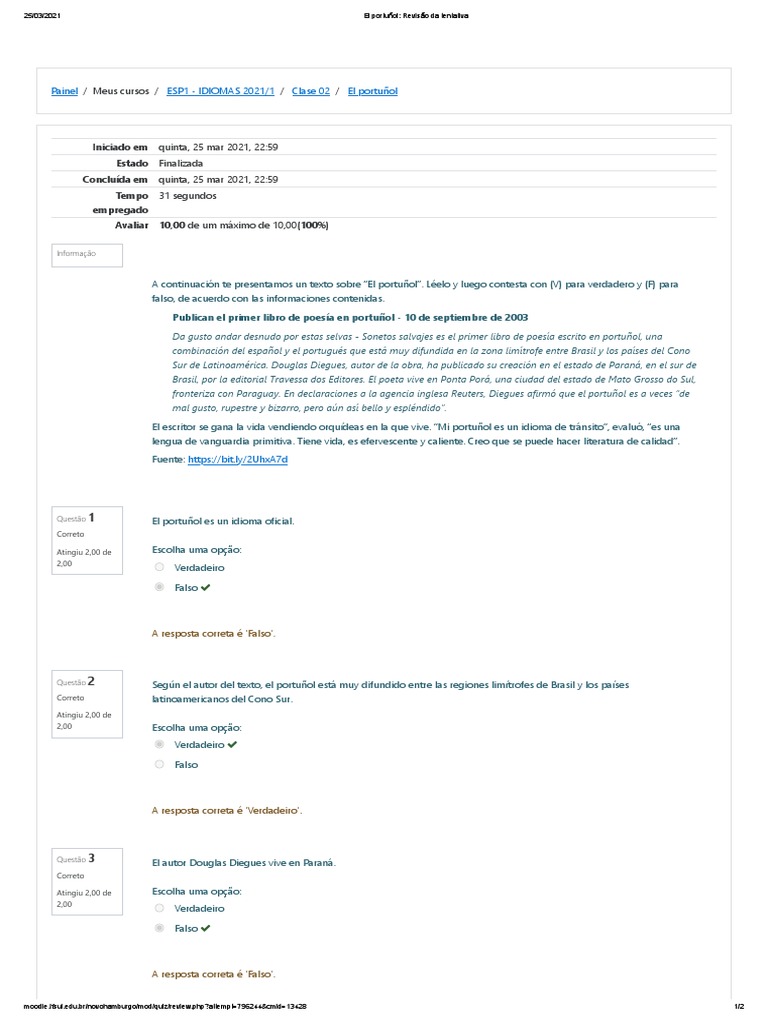 El portuñol: una lengua híbrida entre el español y portugués | PDF ...