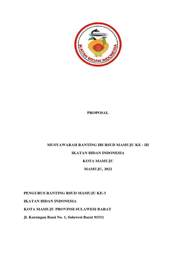 Proposal Musran 2022 | PDF