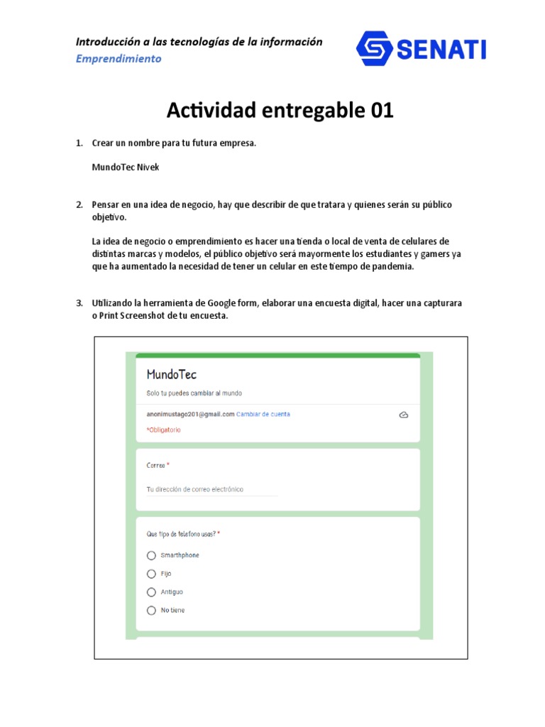 Actividad Entregable 01 | PDF