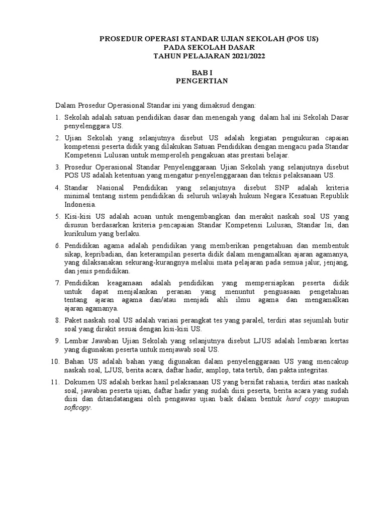 Draft Pos Us 2022 | PDF