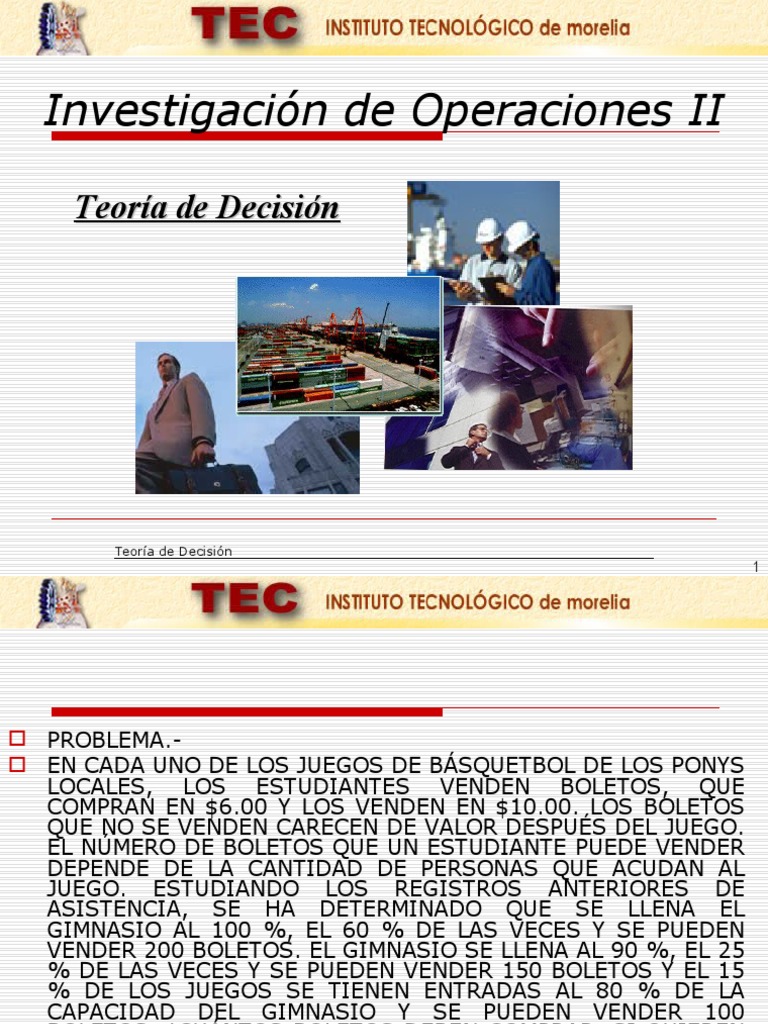 Teoria de Decision | PDF