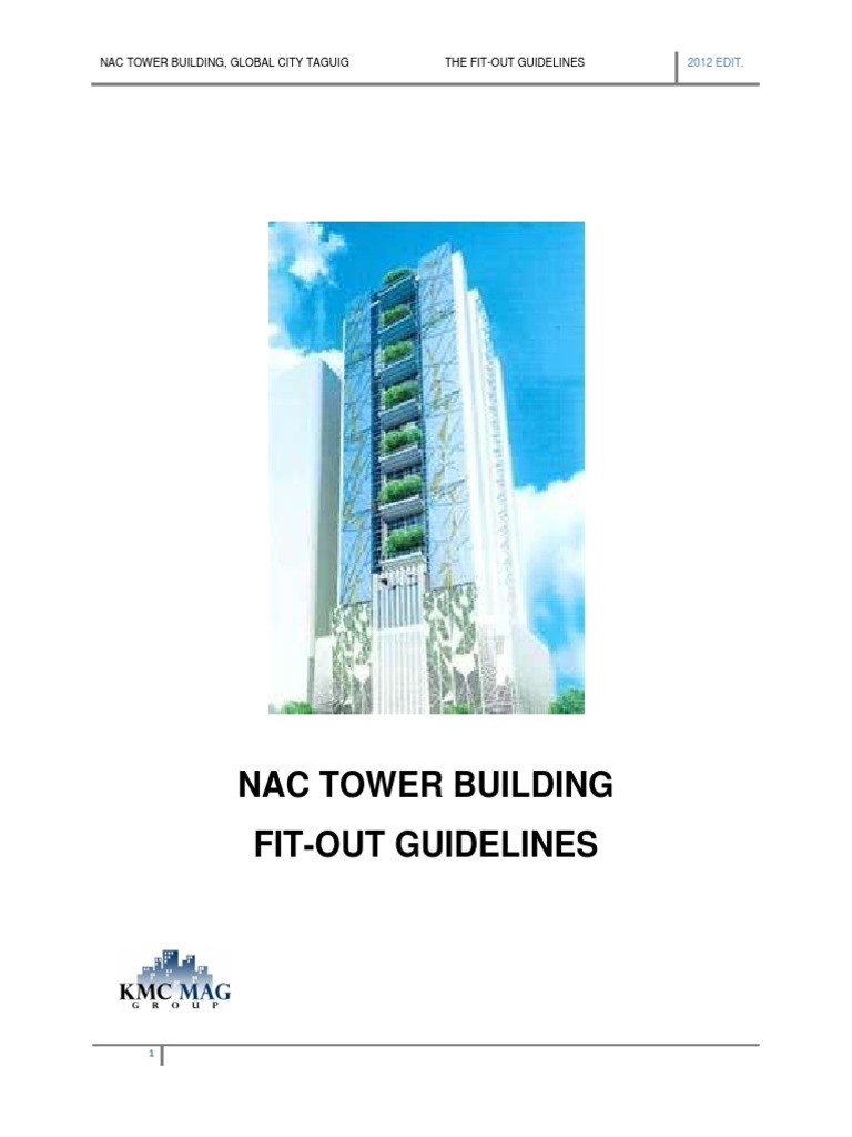 NAC Tower - Building Guidelines - Rev (10-6-2012) | PDF | Lease | Plumbing