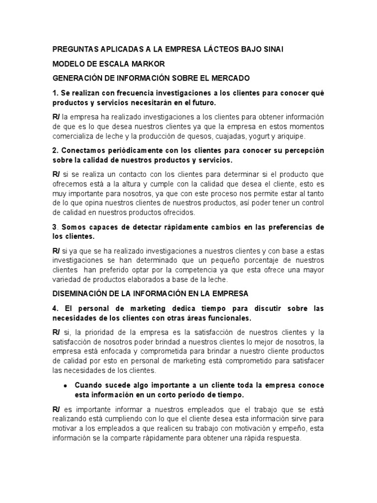 Modelos de Escala de Markor y Mktor | PDF