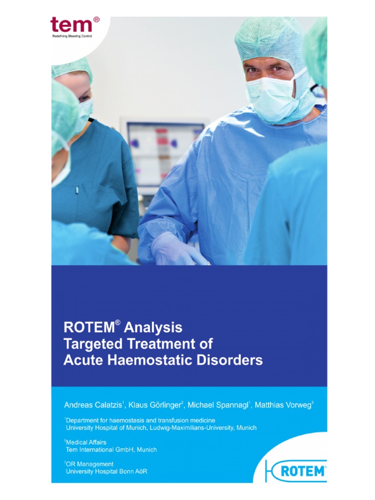 ROTEM Analysis | PDF | Coagulation | Platelet
