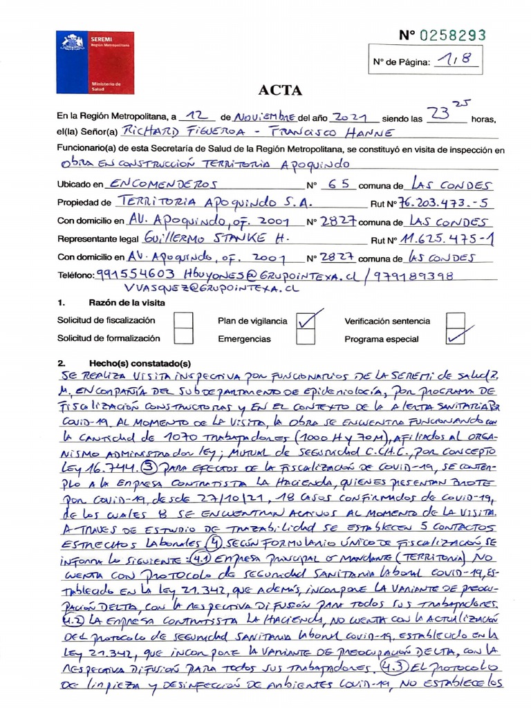 Acta Seremi de Salud, 12.11.21 | PDF