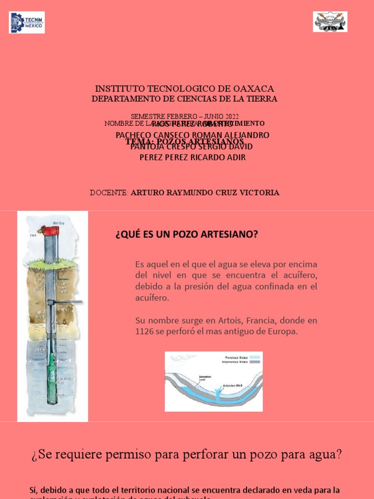 Guía sobre Pozos Artesianos: Construcción y Costos | PDF | Agua ...