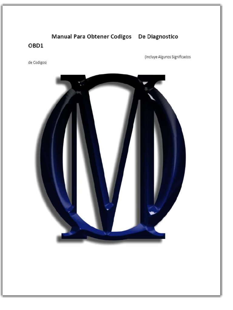 Manual para Obtener Codigos de Diagnostico Obd1 | PDF