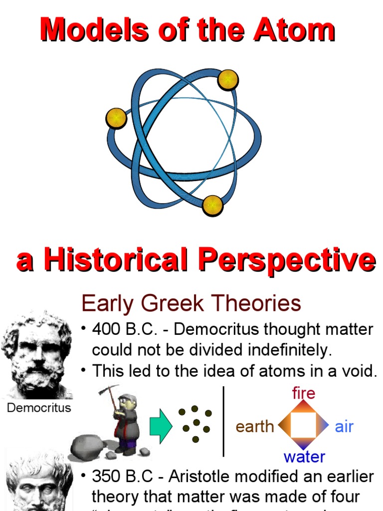 Atomic Models | Download Free PDF | Atoms | Electron