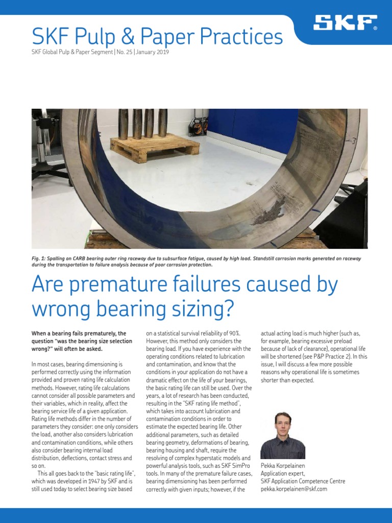 SKF Global Pulp & Paper Segment - No. 25 - January 2019 | PDF | Bearing ...