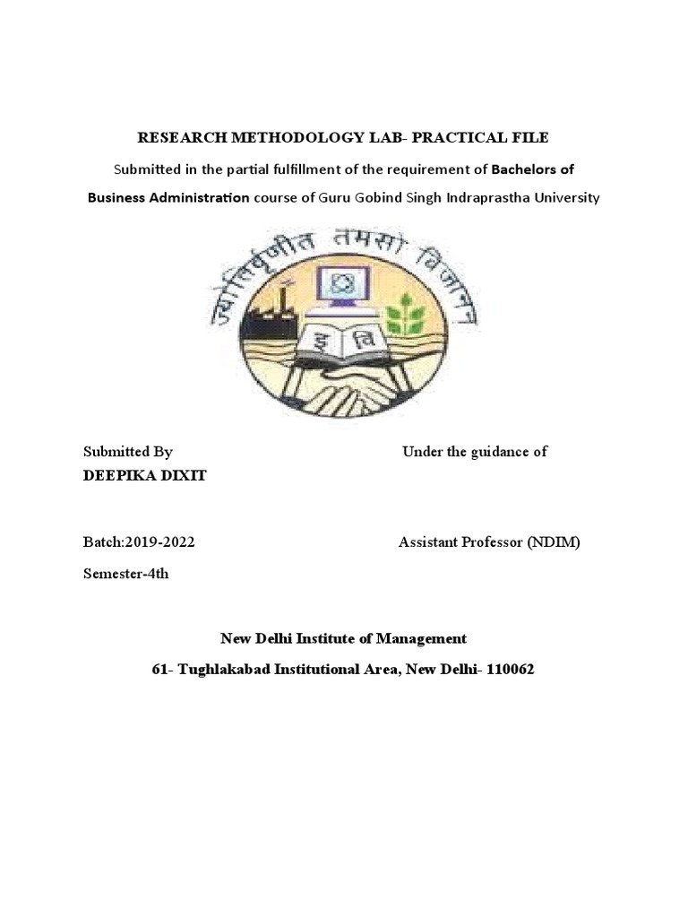 Research Methodology Practical | PDF | Analysis Of Covariance | Student ...