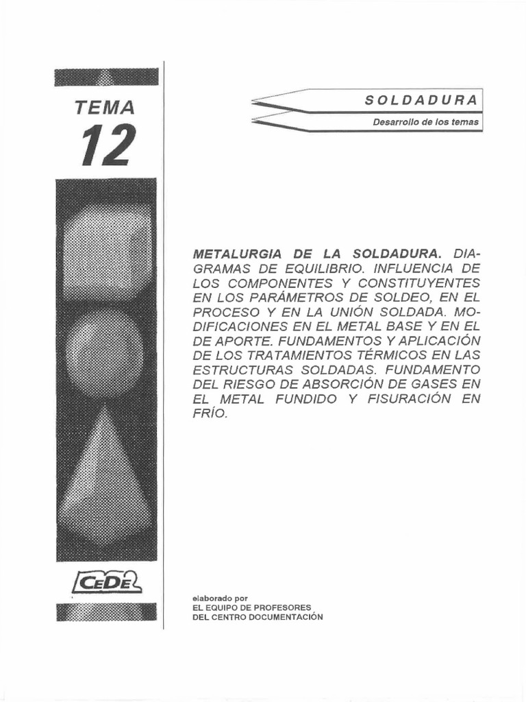 Tema 12.metalurgia de La Soldadura | PDF