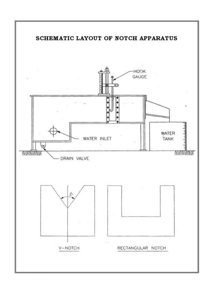 Schematic Layout of Notch Apparatus | PDF | Metrology | Continuum Mechanics