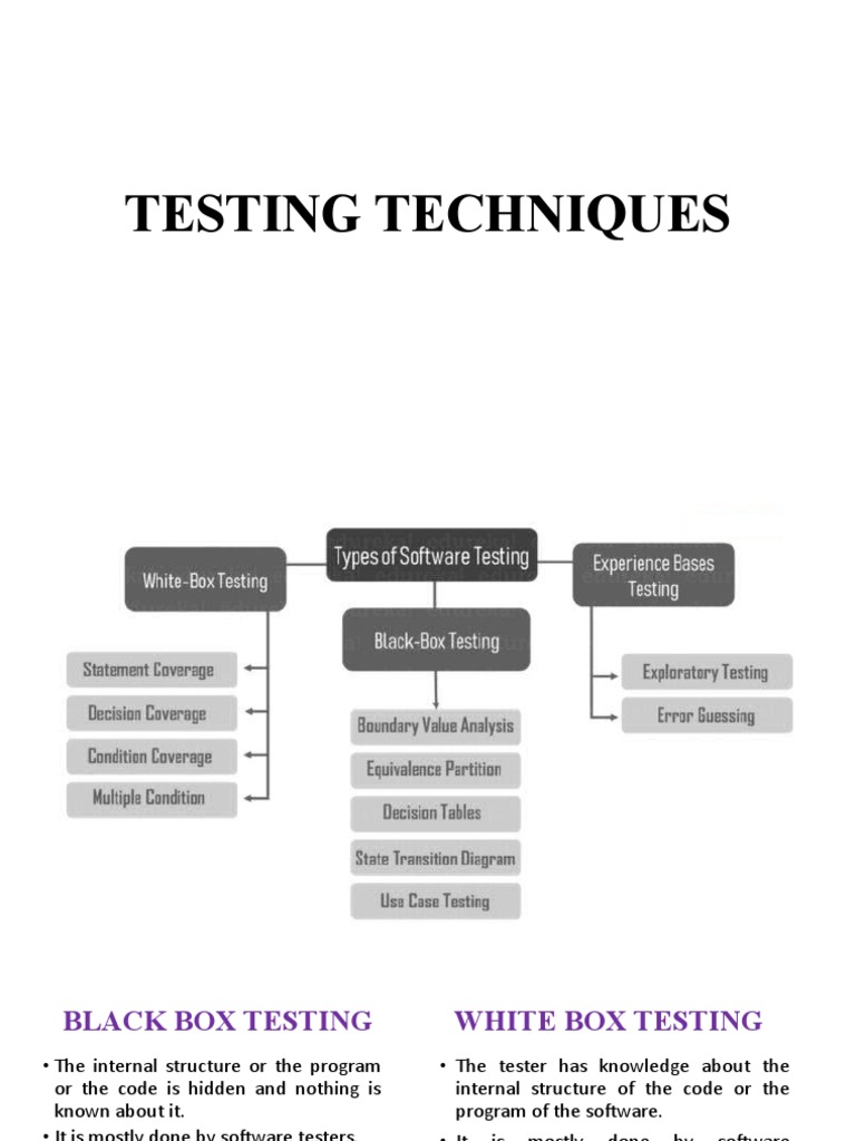 Testing Techniques | PDF | Software Testing | Control Flow