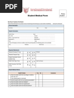 Biodata Form Student | PDF