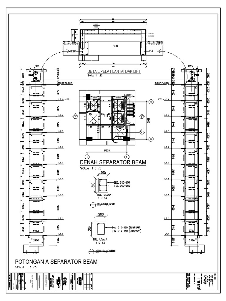 S11.01 Detail Separator Beam | PDF