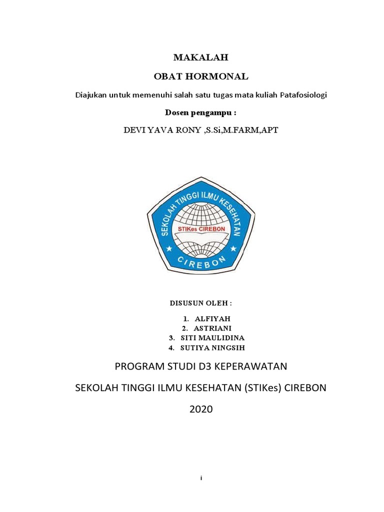 Makalah Obat Hormonal (Tia) - 1 | PDF