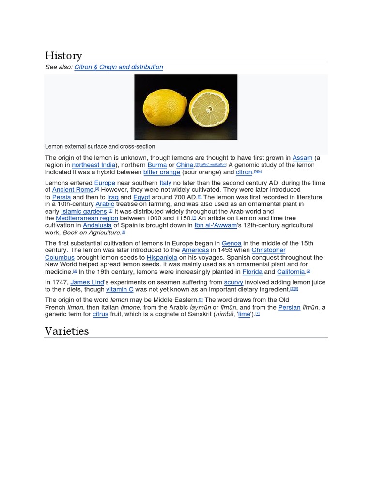 Lemon | PDF | Lemon | Food And Drink