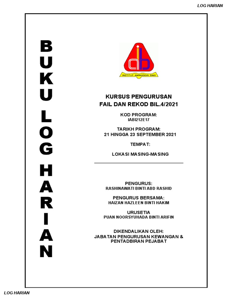 Kursus Pengurusan Fail Dan Rekod Bil.4/2021 | PDF