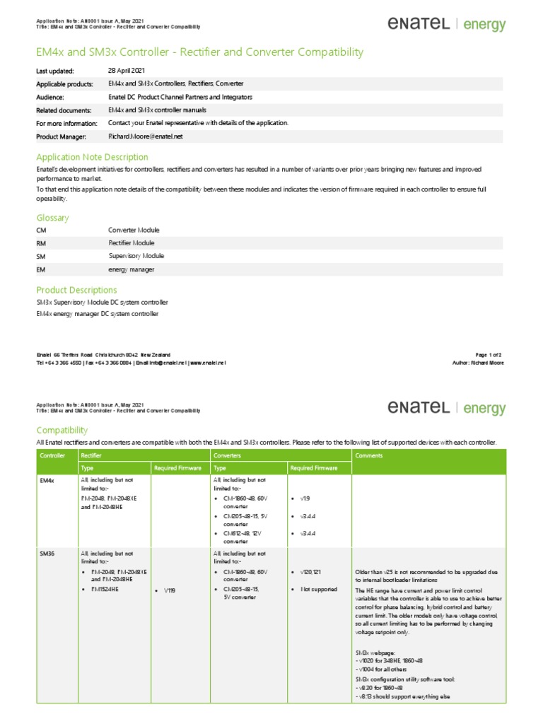 Rectifier and Converter Compatibility | PDF