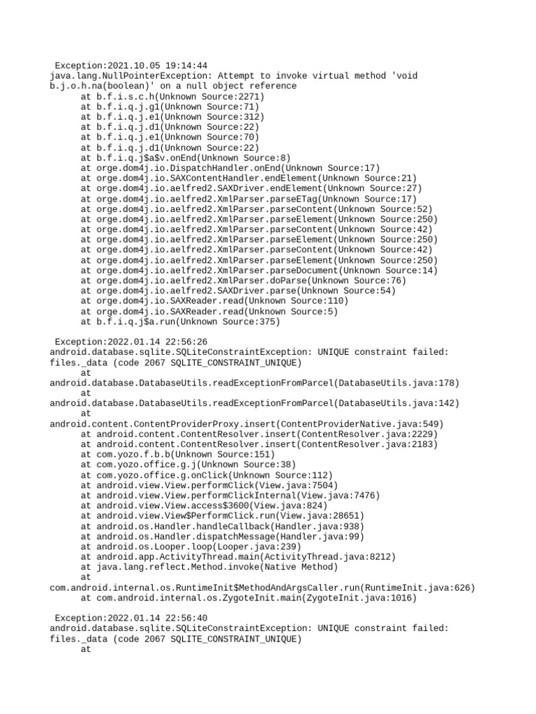 Yozo Log | PDF | Java (Programming Language) | Computing