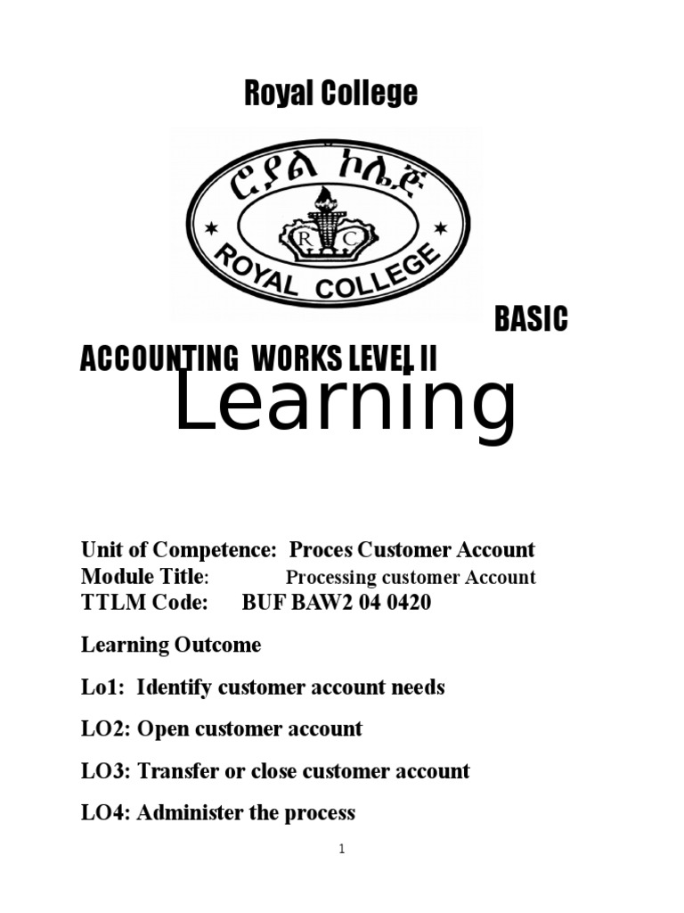 Customer Account Processing Guide | PDF | Career & Growth | Business