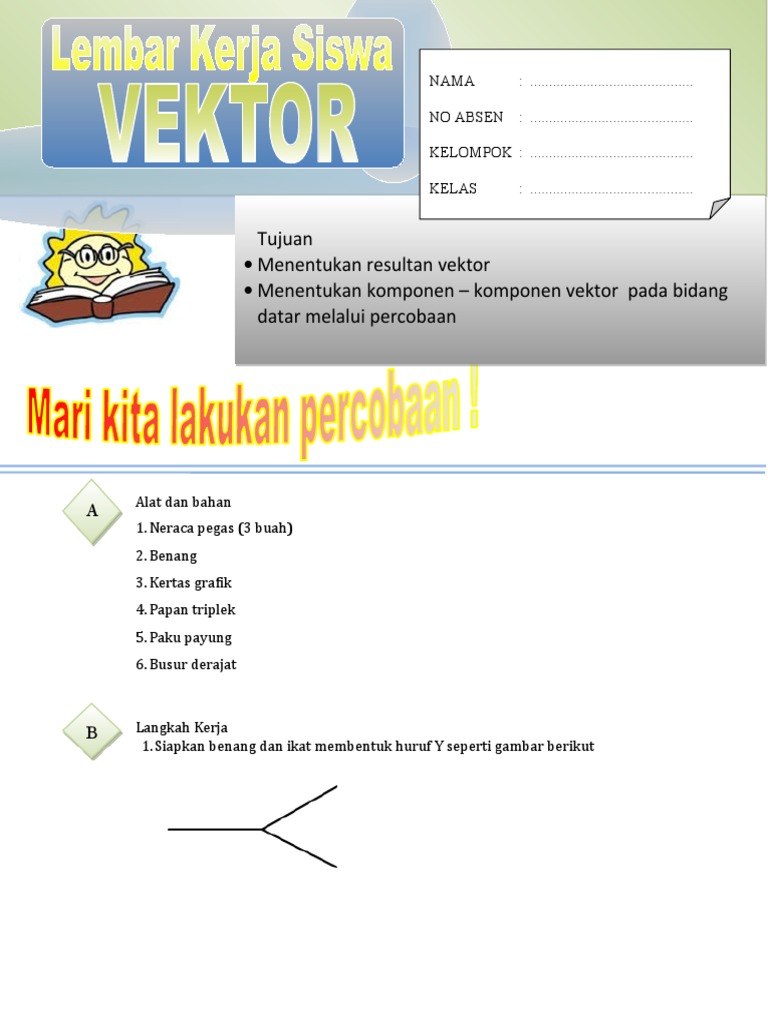 LKS Percobaan Vektor | PDF | Sains & Matematika | Komputer