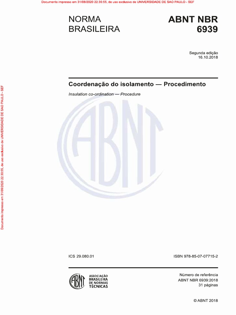 NBR 6939/2000 | PDF