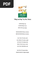 Hop On Pop - Dr. Seuss PDF | PDF
